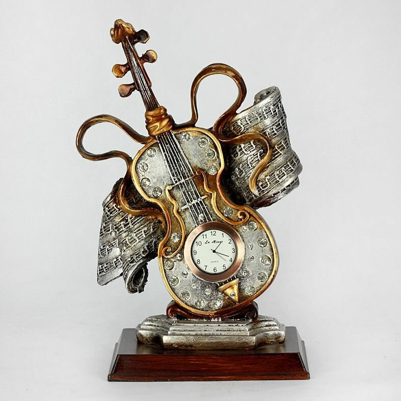 Настольные кварцевые часы La Minor "Скрипка"
