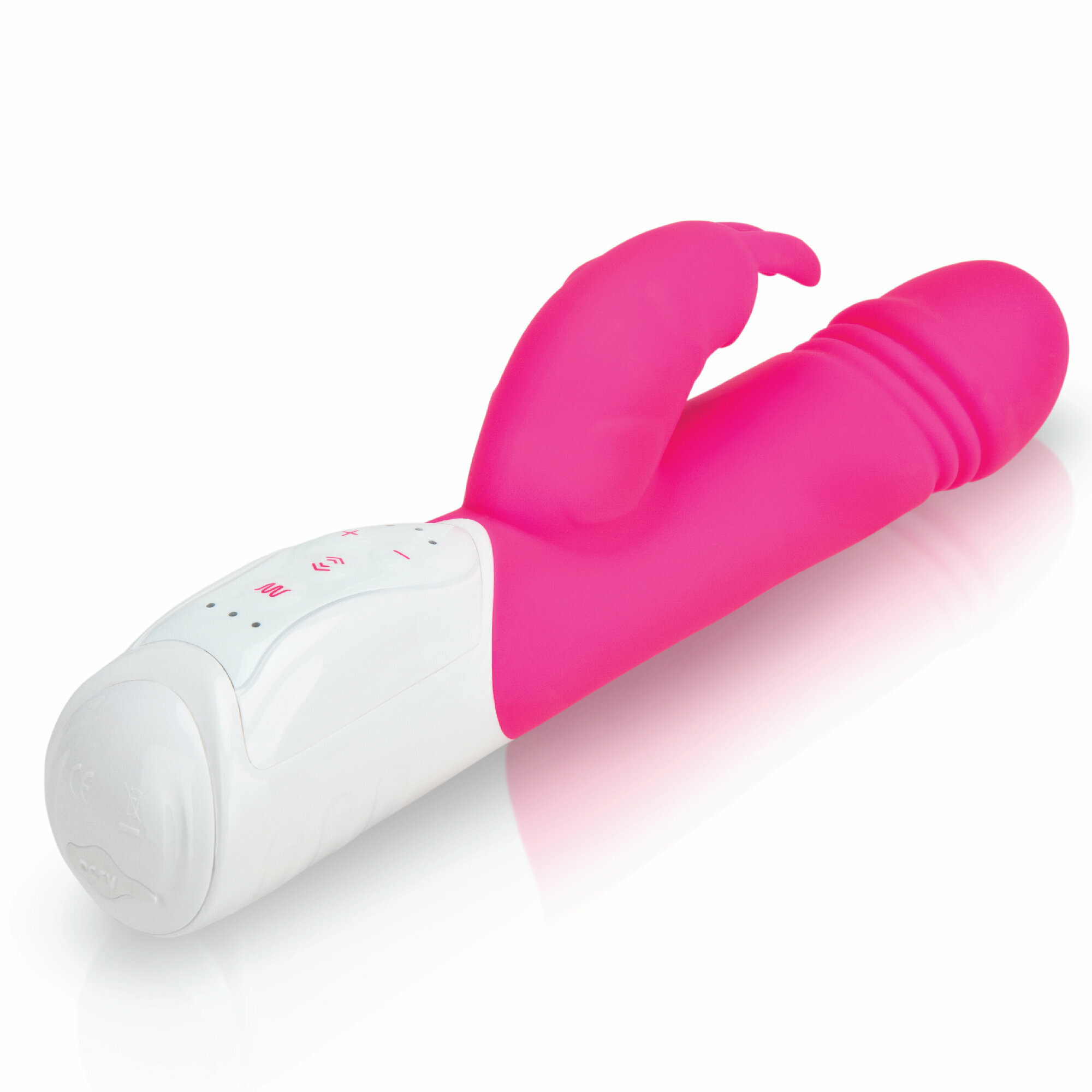 Вибратор Rabbit Essentials Thrusting, силикон, 24см, розовый