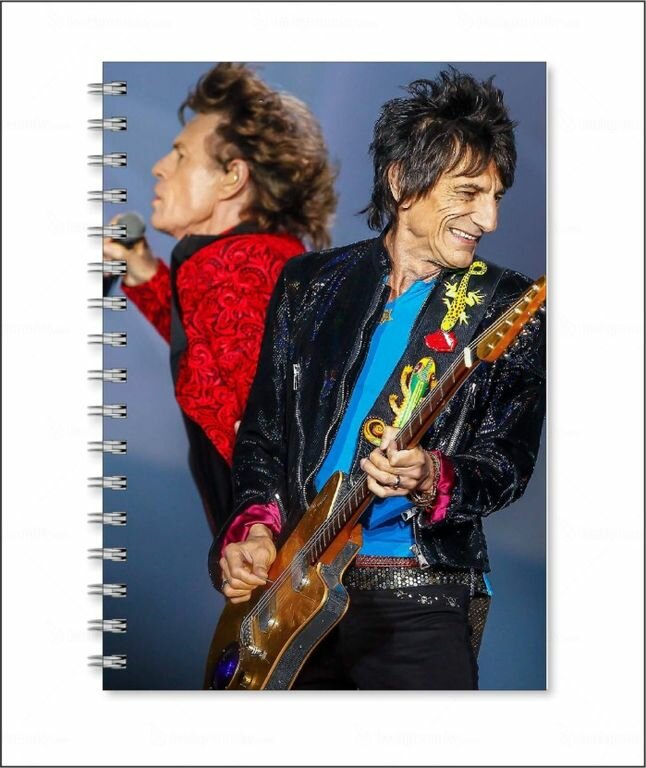 Тетрадь The Rolling Stones, Роллинг Стоунз №1, А5 (5 на 21 см)