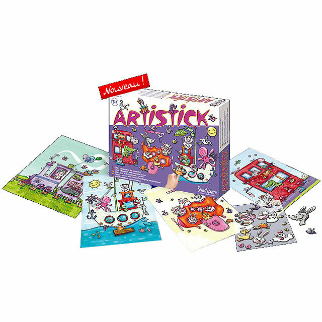 Набор для творчества с наклейками Ноев Ковчег, SentoSphere, 323-SentoSphere