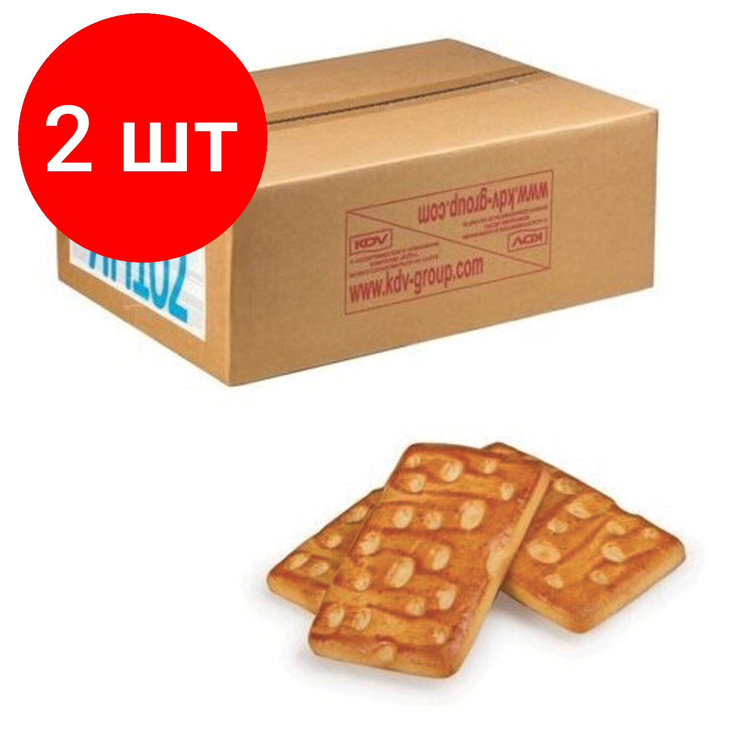 Комплект 2 шт, Печенье РОК ФОР сахарное, со вкусом сливочного сыра, 4.5 кг, картонная коробка, ЯП102