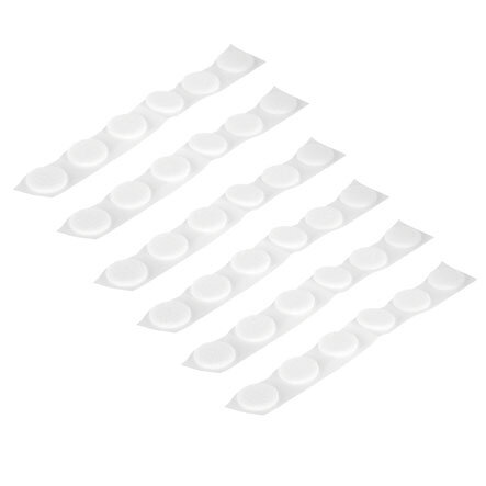 Подпятник фетровый d24 мм самоклеящийся белый (36 шт.)