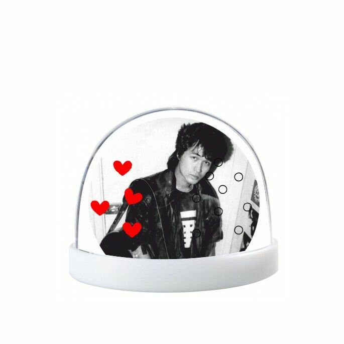 Водяной шар Кино, Виктор Цой №40, блестки-сердечки