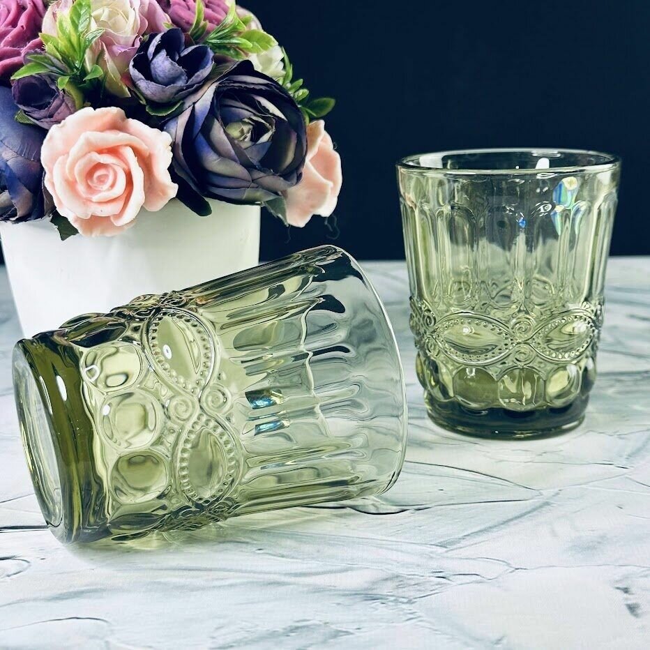 Набор из 6 стаканов 250 мл Зеленый