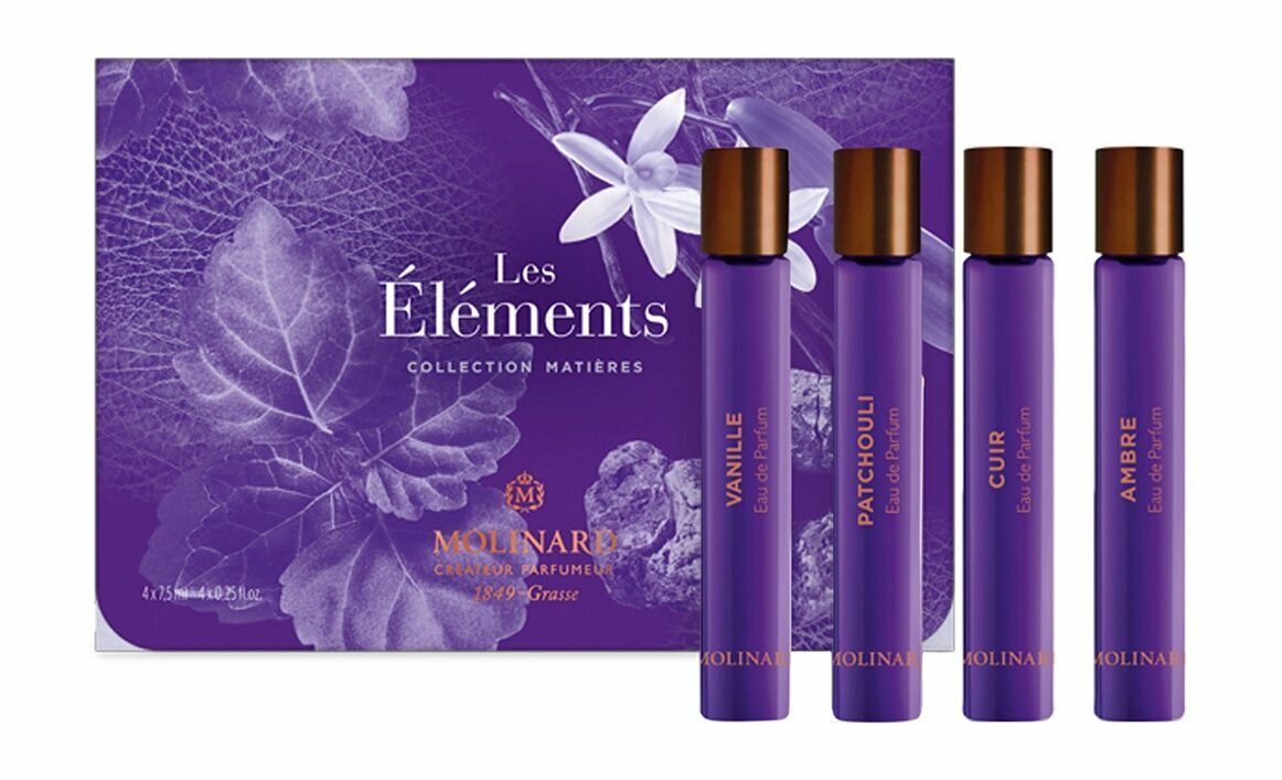 MOLINARD Les Elements Набор роликовых парфюмерных вод унисекс, 4х7,5 мл