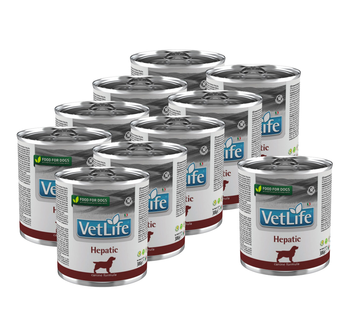 Паштет Vet Life Hepatic / для собак при заболевании печени, 300 г 10 шт.