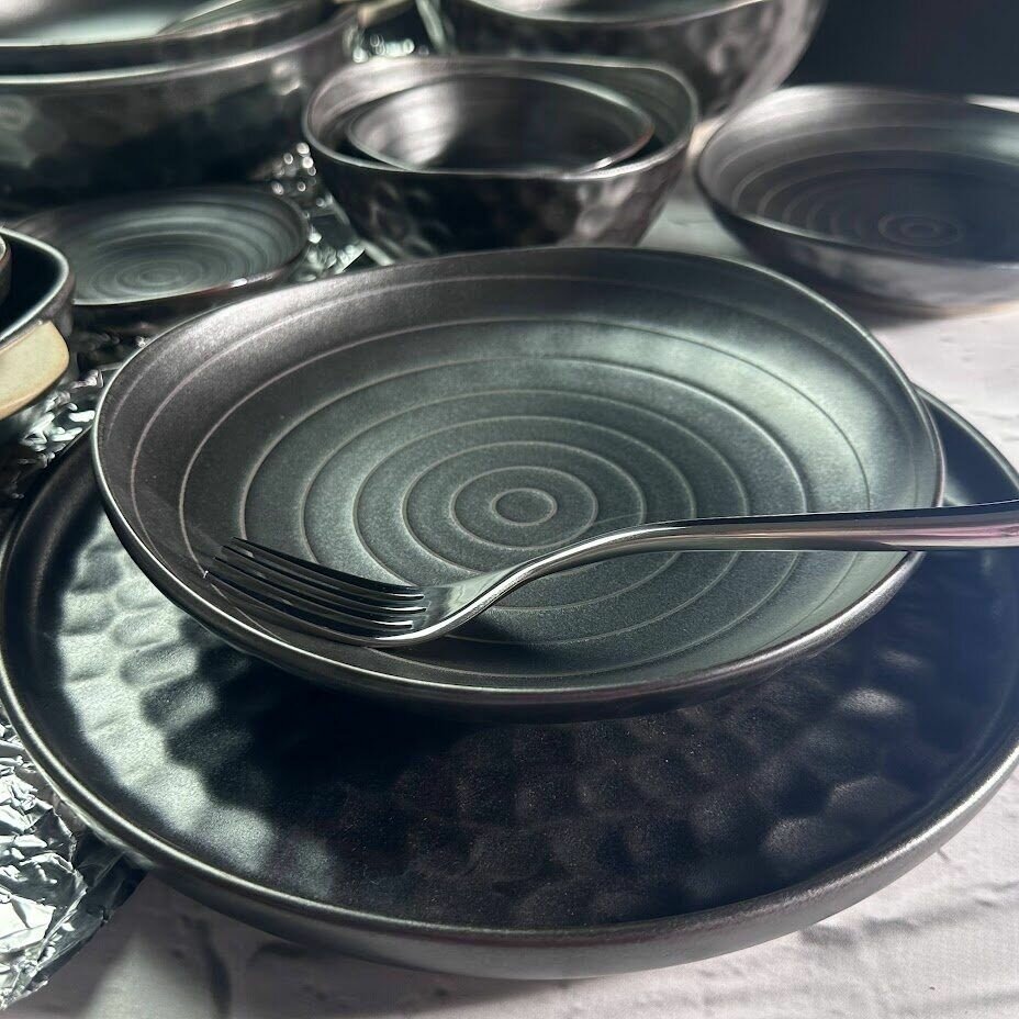 Набор из 6 Тарелок 20,5см набор посуды Roca в подарочной упаковке Фарфор Lenardi набор посуды