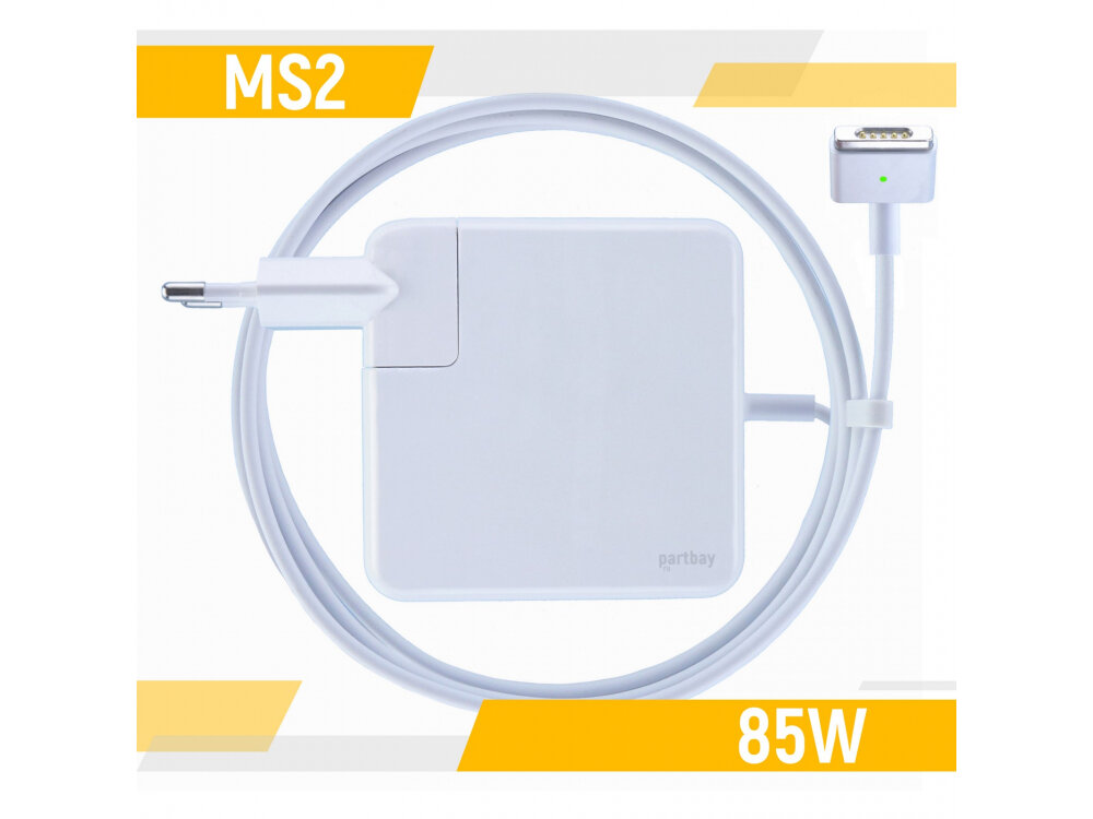 Зарядка 85 Ватт 20V 4.25A Магсейф 2 для Макбук Про A1398 Ретина 15 дюймов Начало 2013 TopON