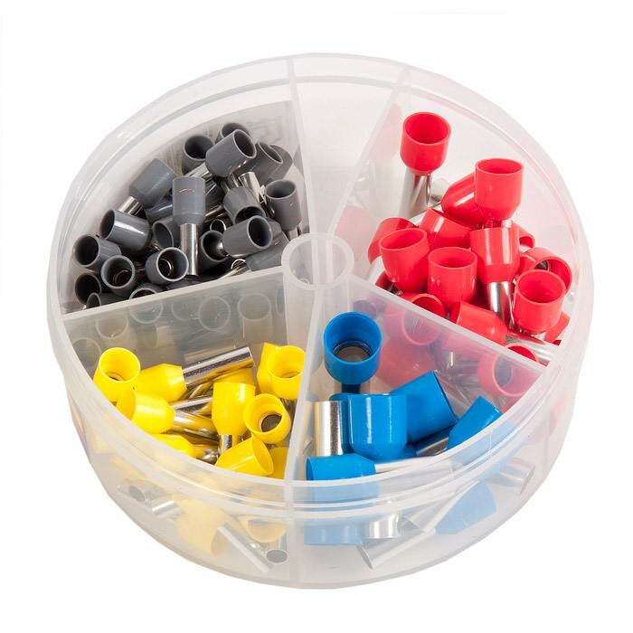 Набор втулочных наконечников КВТ НШВИ № 4 {58868/79492} (100 шт/упак)