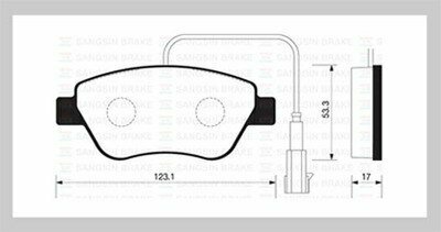 Колодки тормозные Fiat Albea/Doblo/Stilo 01> передние для стабильной работы тормозной системы