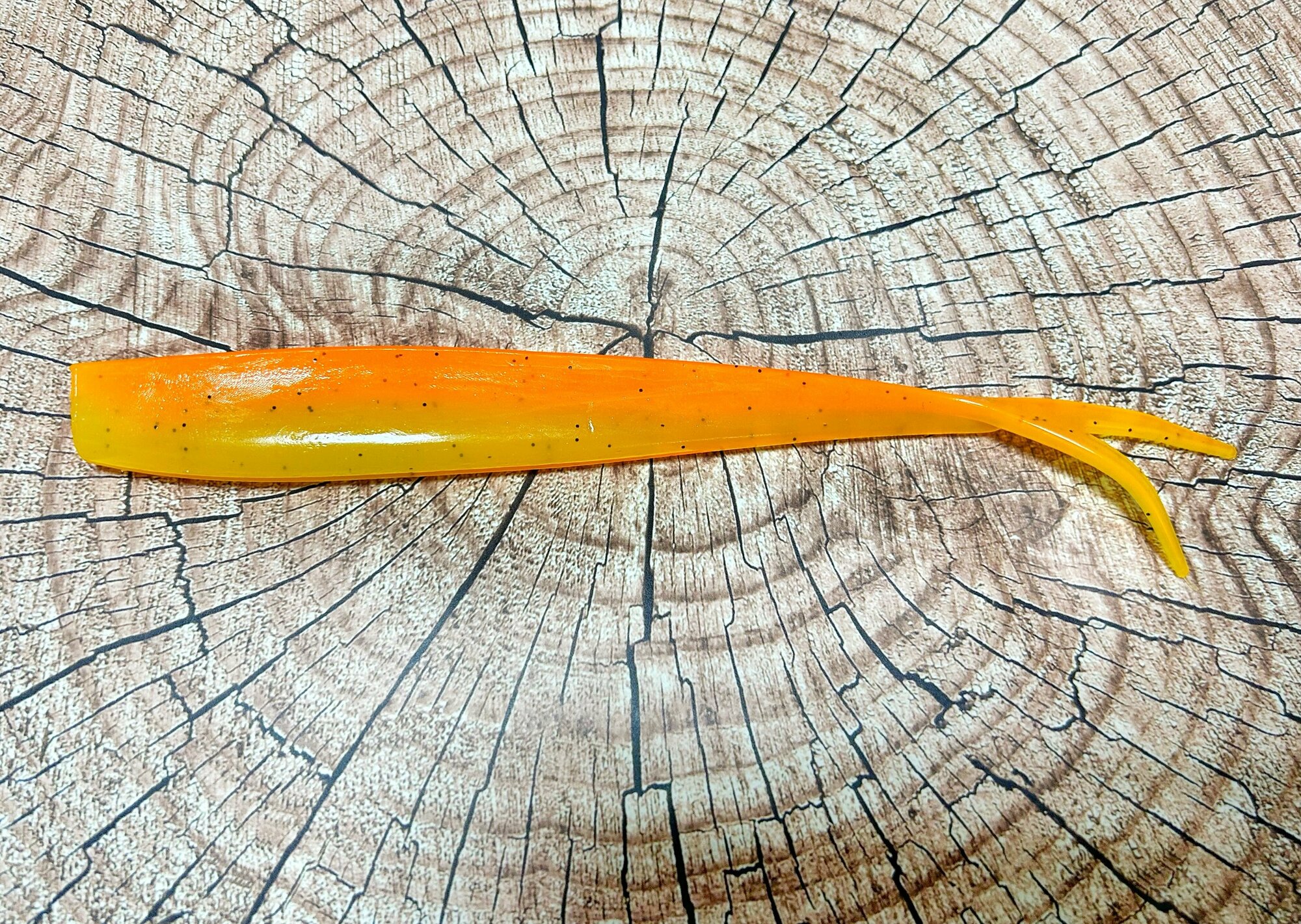 Крупная силиконовая приманка для рыбалки Pike Slag 17,8 см (свимбейт), Апельсин/ Оранжевый-Шартрез/ Orange-Lemon, 2 шт.