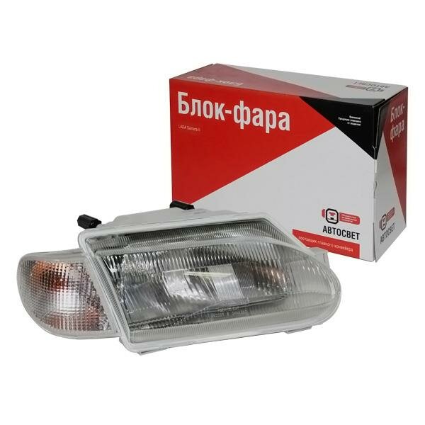 Фара головного света правая ВАЗ-2113,14,15 (бел. УП) (743.3711010-02(Б/Н4) Освар (упак. ОАТ)