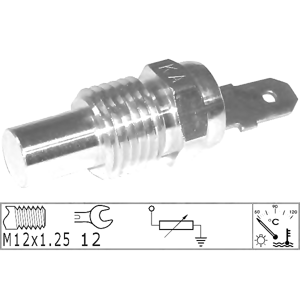ERA 330793 (2508089907 / 330793) датчик температуры охл. жидк.\ Nissan (Ниссан) Almera (Альмера) / Sunny (Санни)