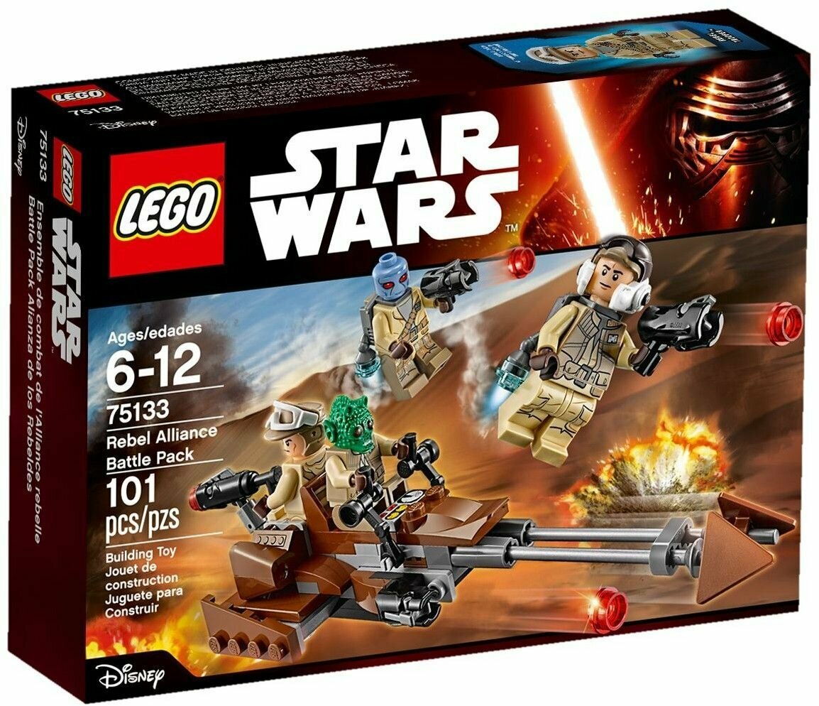 Конструктор LEGO Star Wars 75133 Rebel Alliance Battle Pack (Боевой набор Повстанцев)