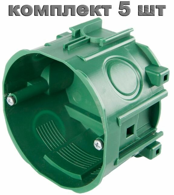 Подрозетник Schneider Electric Lexel под бетон 76х47 мм (комплект 5 шт)