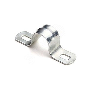 EKF PROxima Скоба металлическая двухлапковая d16-17мм (10шт.)