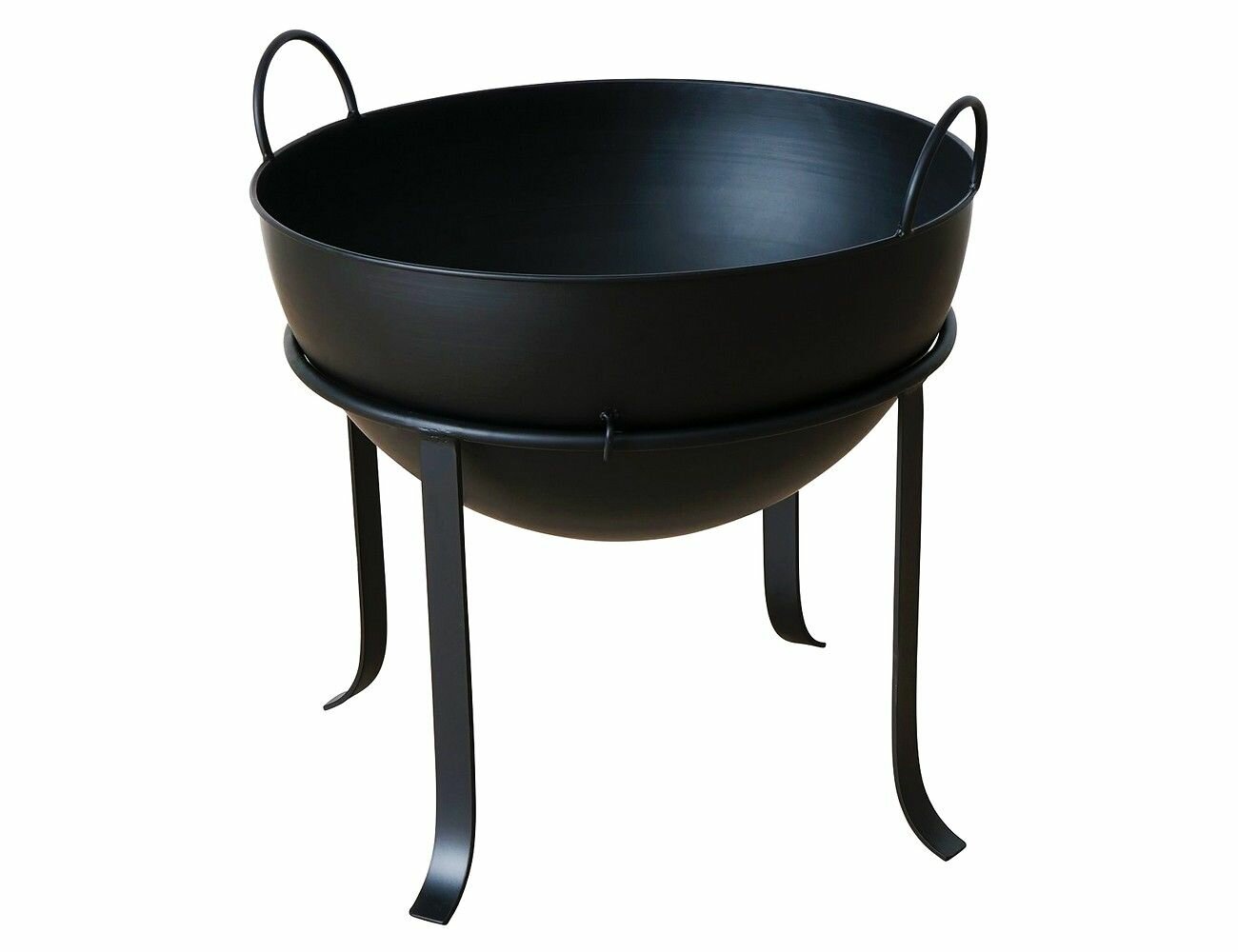 Чаша для костра, металл, чёрная, 55х43 см, Boltze