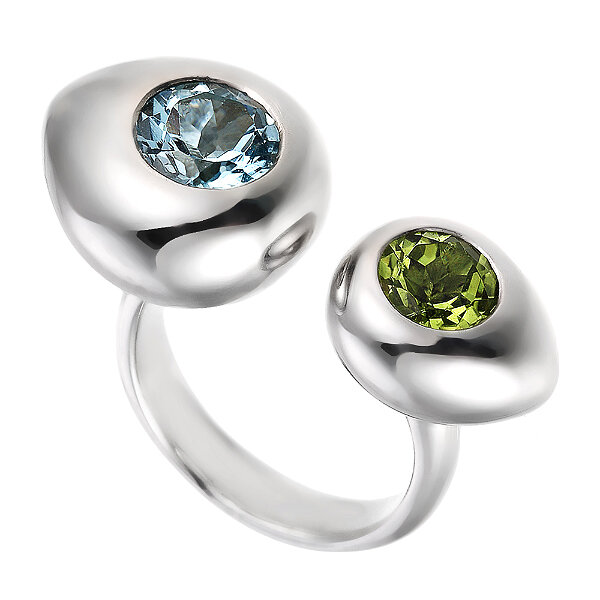Кольцо, серебро, 925 проба