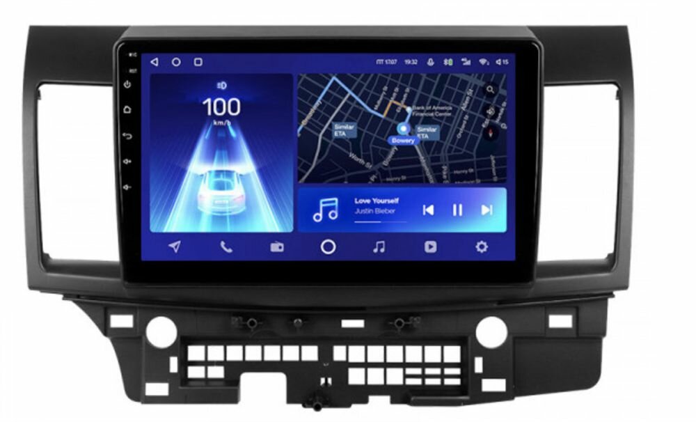 Автомагнитола с рамкой 2 din 10 дюймов для Mitsubishi Lancer 10 2007-2018 / Android 6Gb+128Gb / GPS / Поддержка сим-карты / Камеры 360 гр./ Встроенные кулер охлаждения