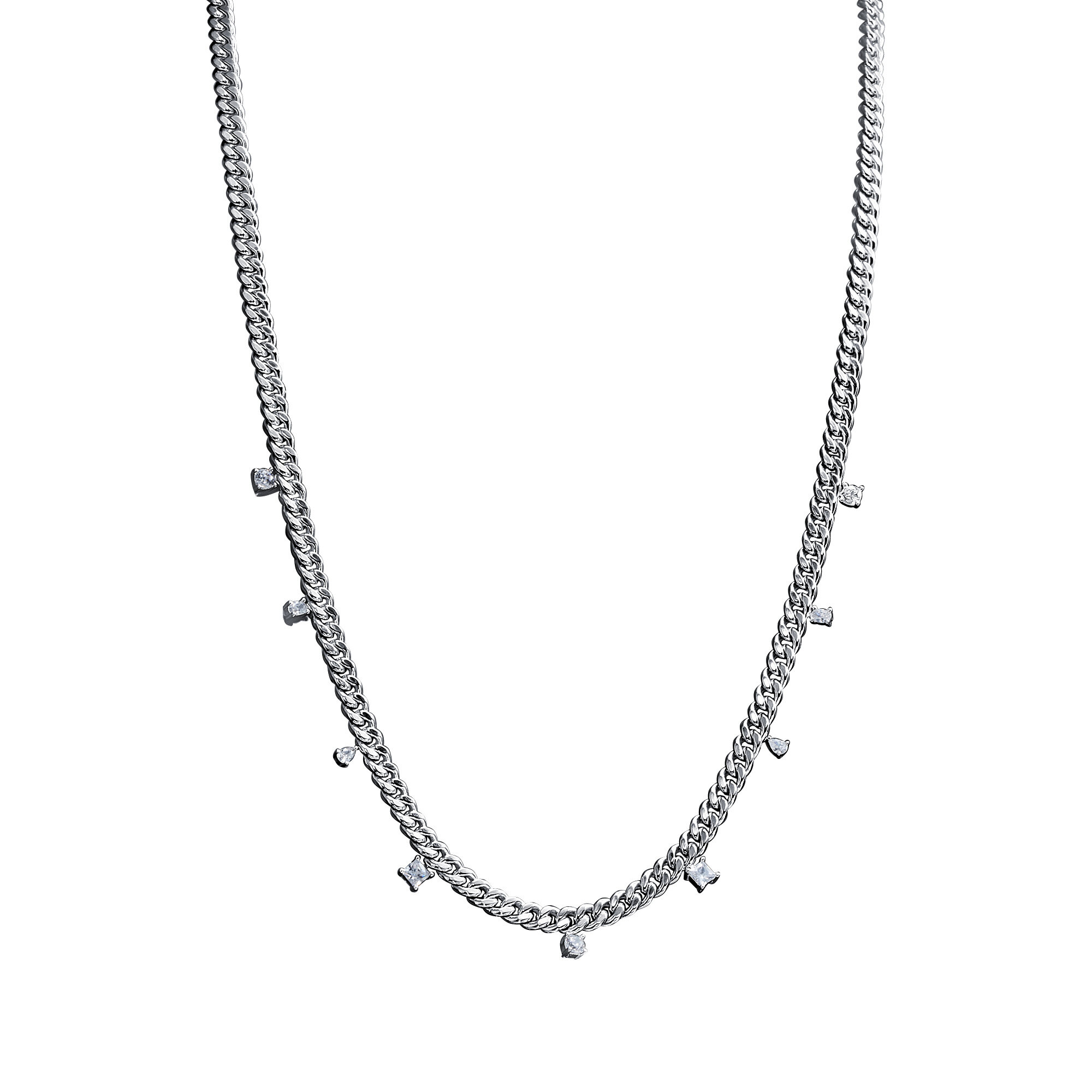 Колье ELEMENT47, серебро, 925 проба