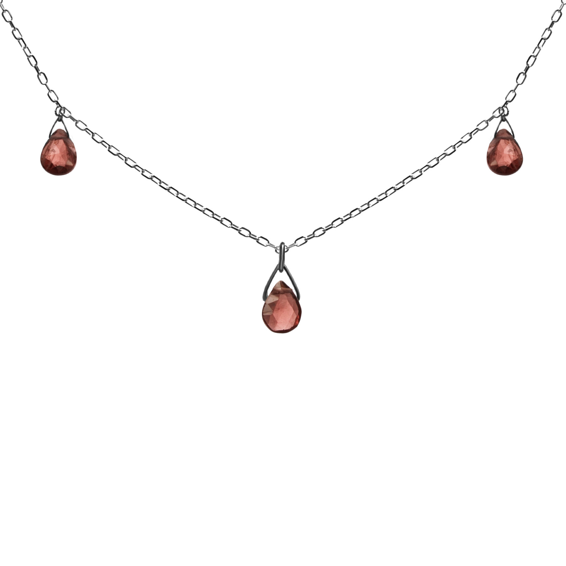 Колье, серебро, 925 проба