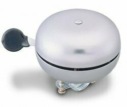 Звонок велосипедный M-Wave детский, сталь, увеличенный, D 60мм, громкий звук, серебристый