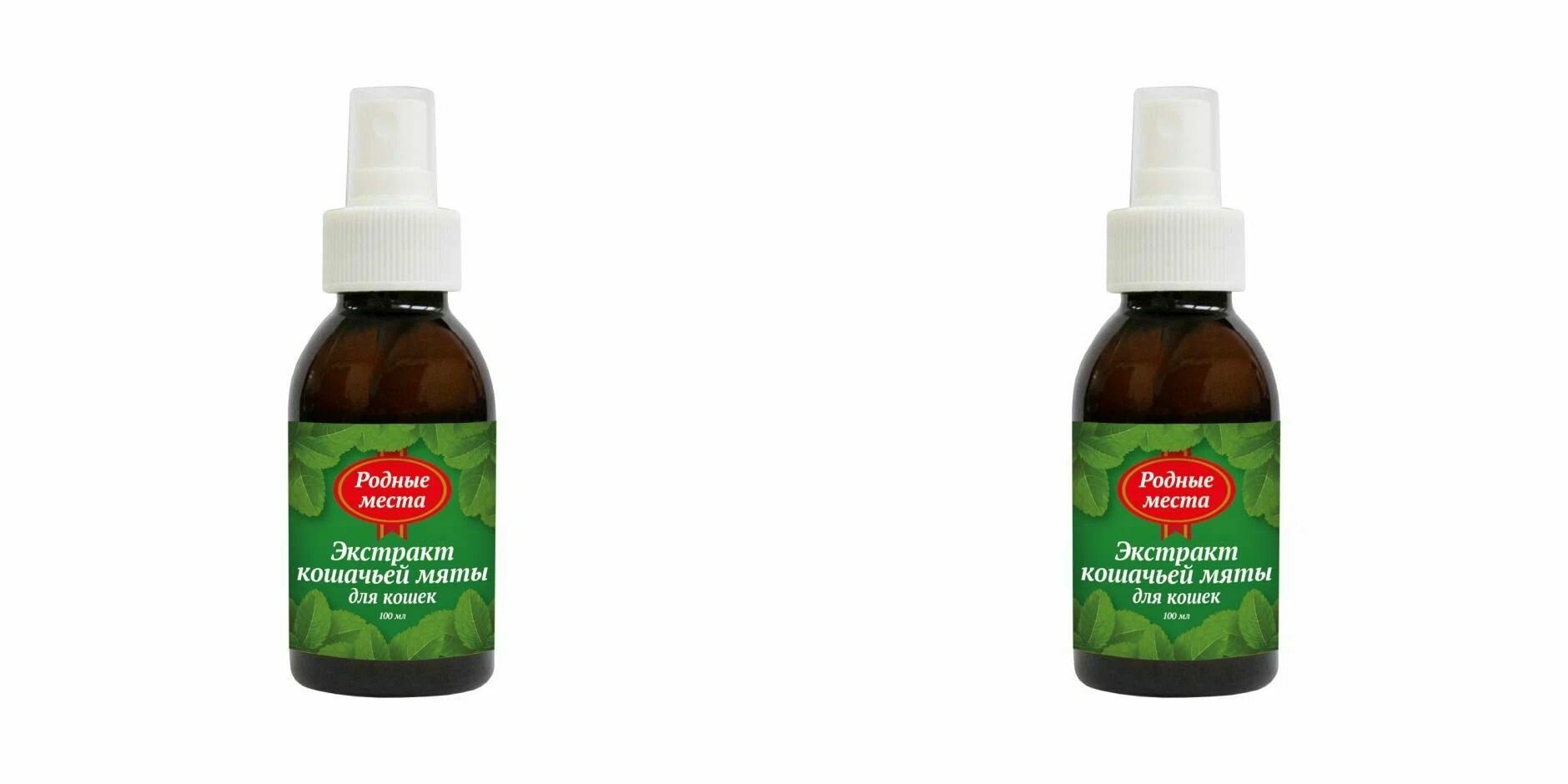 Родные места, экстракт кошачьей мяты,100 мл, 2шт