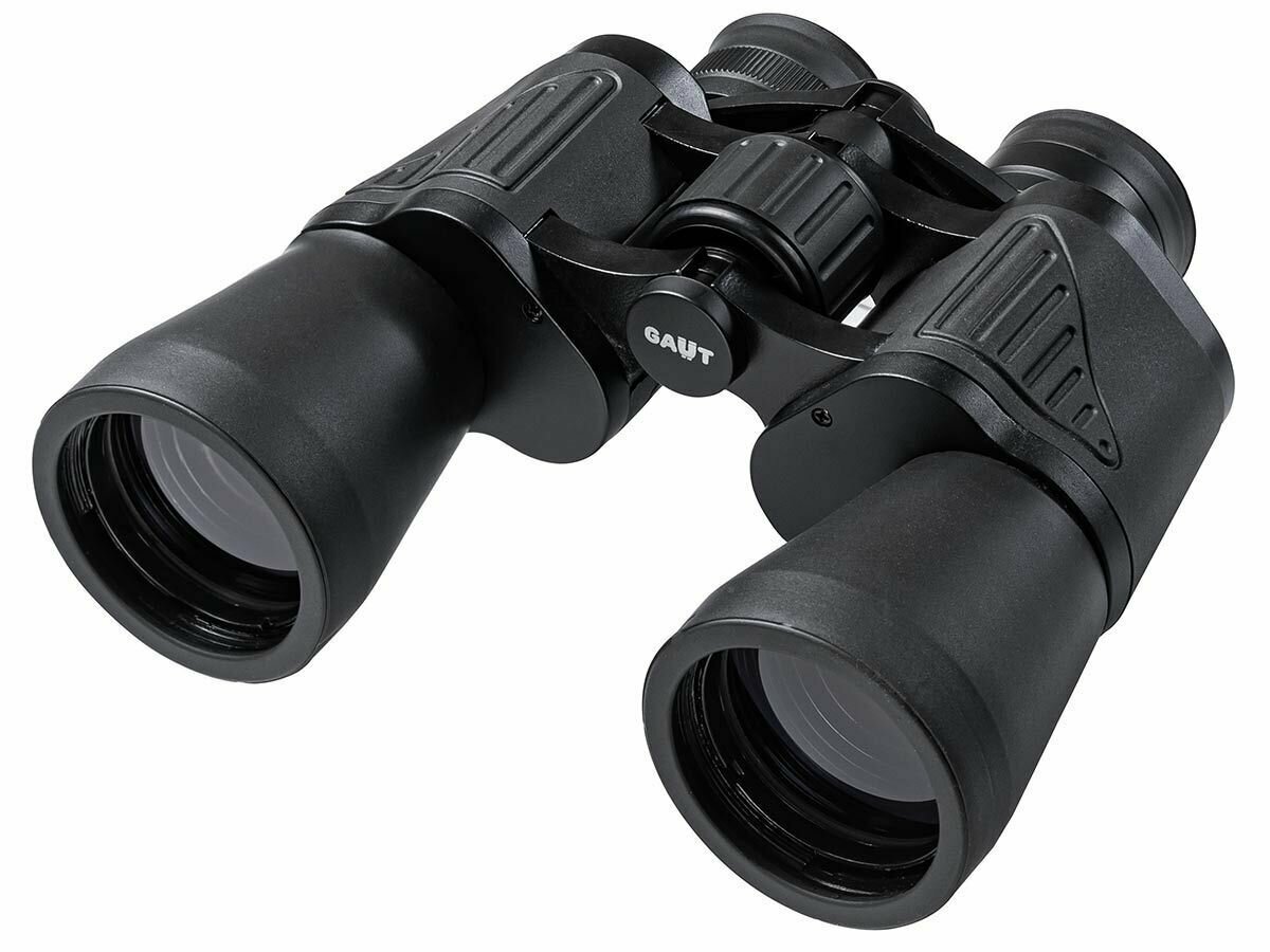 Бинокль GAUT Vega 7x50 призмы Porro, для охоты, туризма, прогулок, театра, чёрный