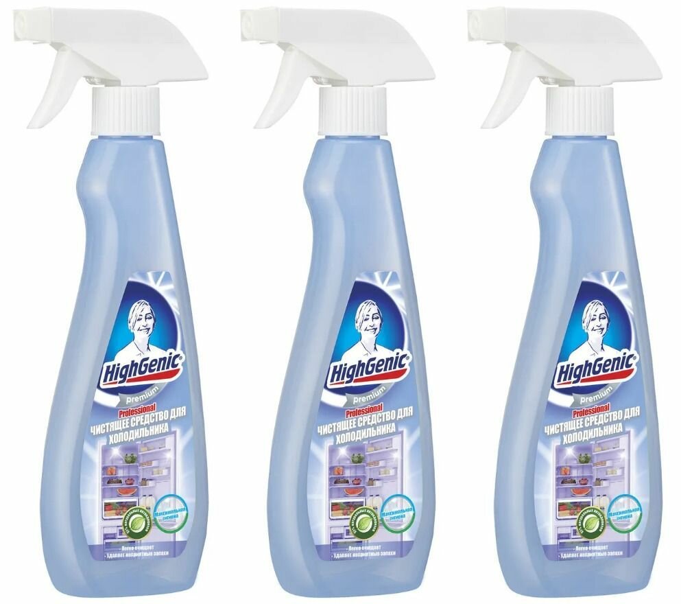 HighGenic Чистящее средство для холодильника Professional, 350 мл, 3 шт