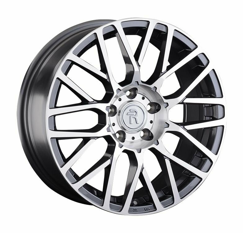 Колесный диск Replay A129 19x8.5" PCD5x112 ET20 D66,6 темно-серый глянцевый с полированными лучами