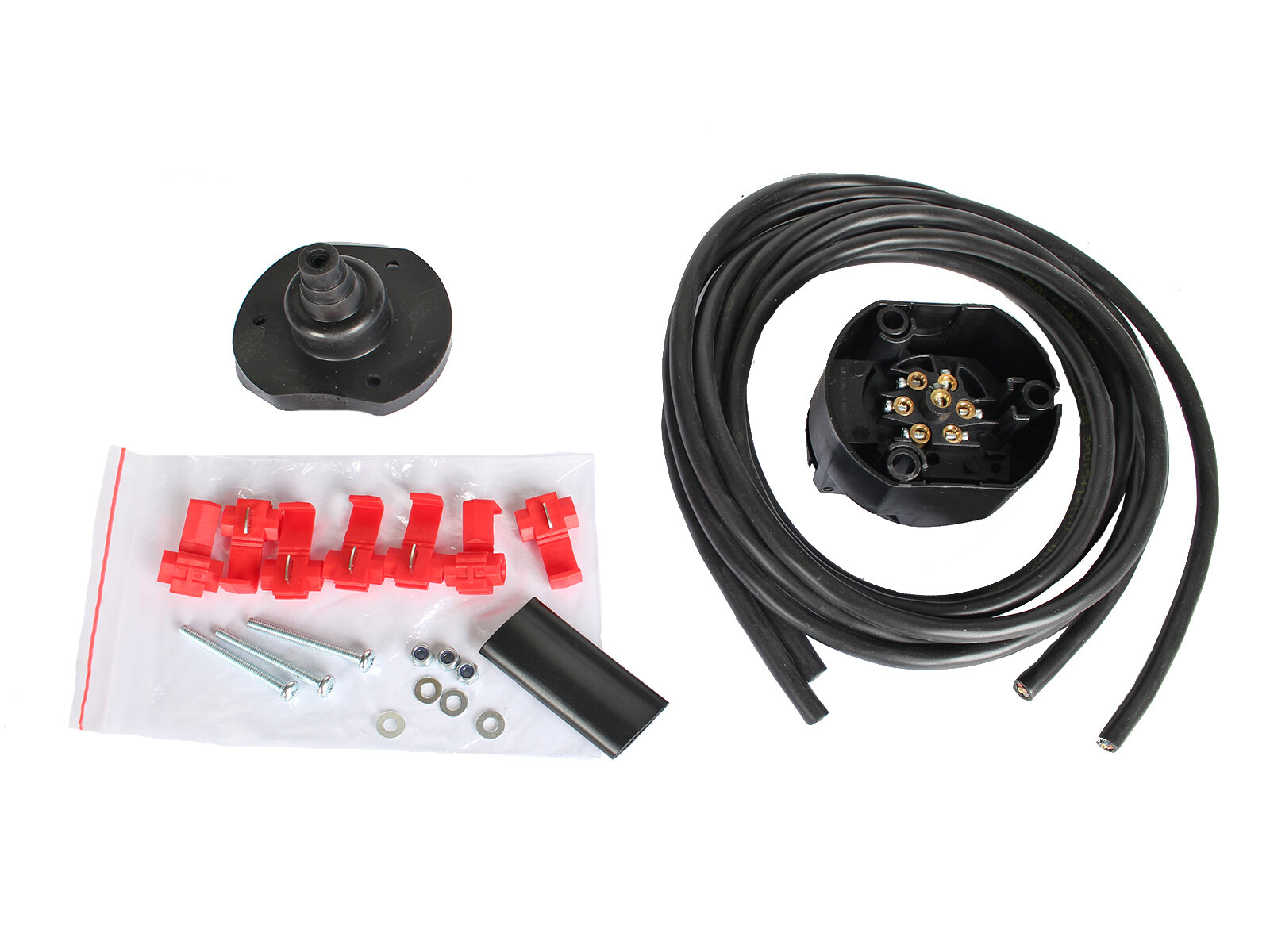 Розетка фаркопа 7-ми полюсная с электрическим жгутом 1900мм BOSAL