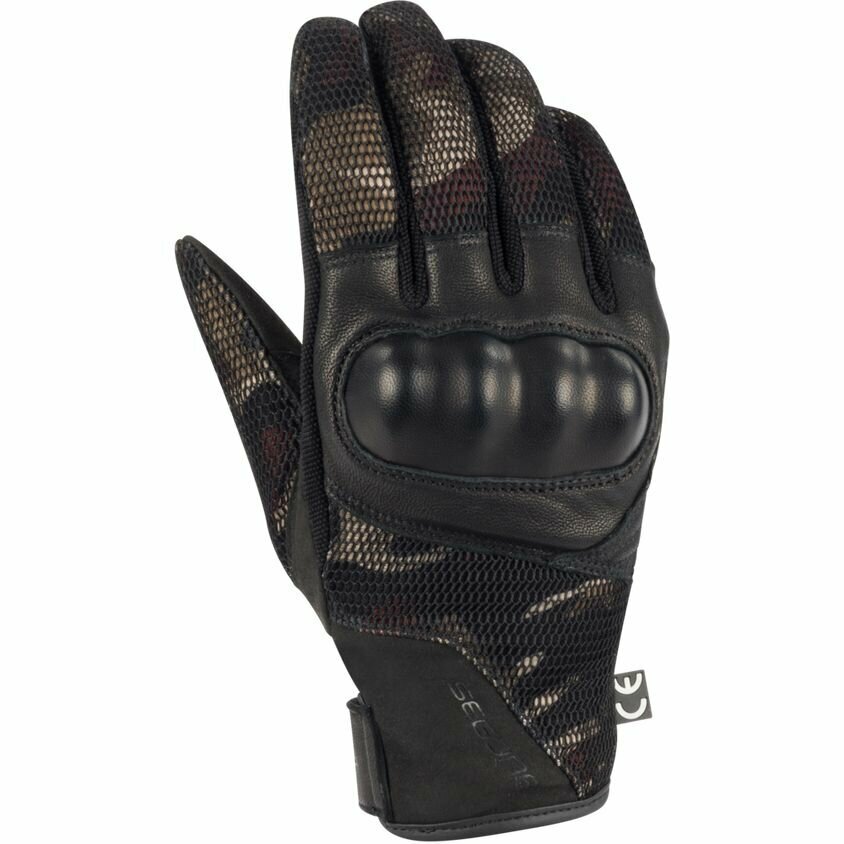 Мотоперчатки летние мужские Segura TOBAGO Black/Camo, T8