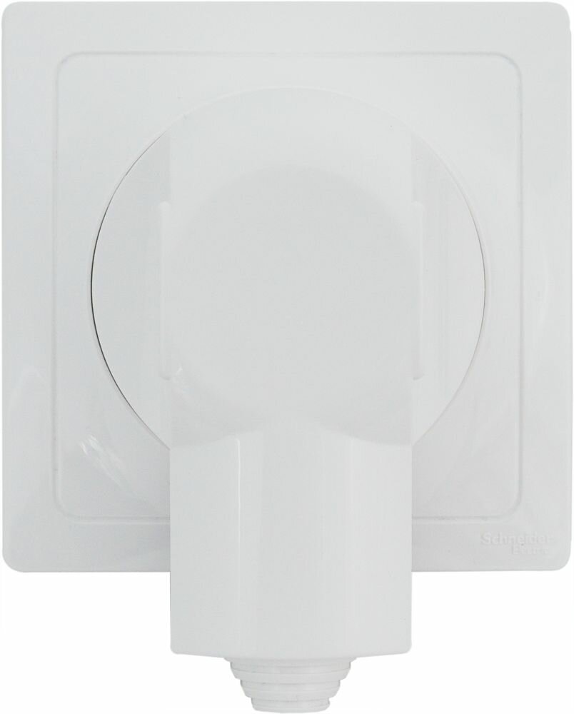 Комплект силовой встраиваемый Systeme Electric W59 розетка, вилка, монтажная коробка, цвет белый