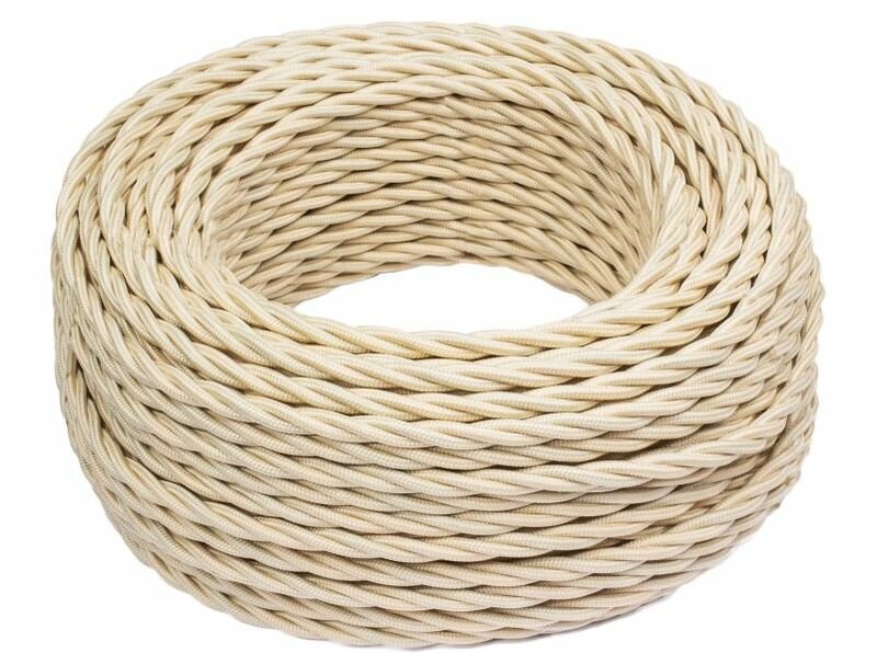 BIRONI Кабель коаксиальный, цвет песочное золото матовый, 20м