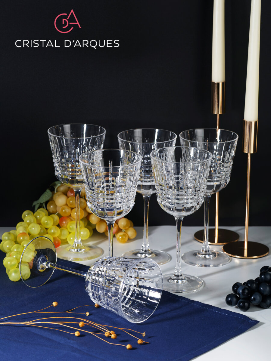 Набор бокалов для вина CRISTAL D'ARQUES "RENDEZ-VOUS" 4 шт, 350 мл