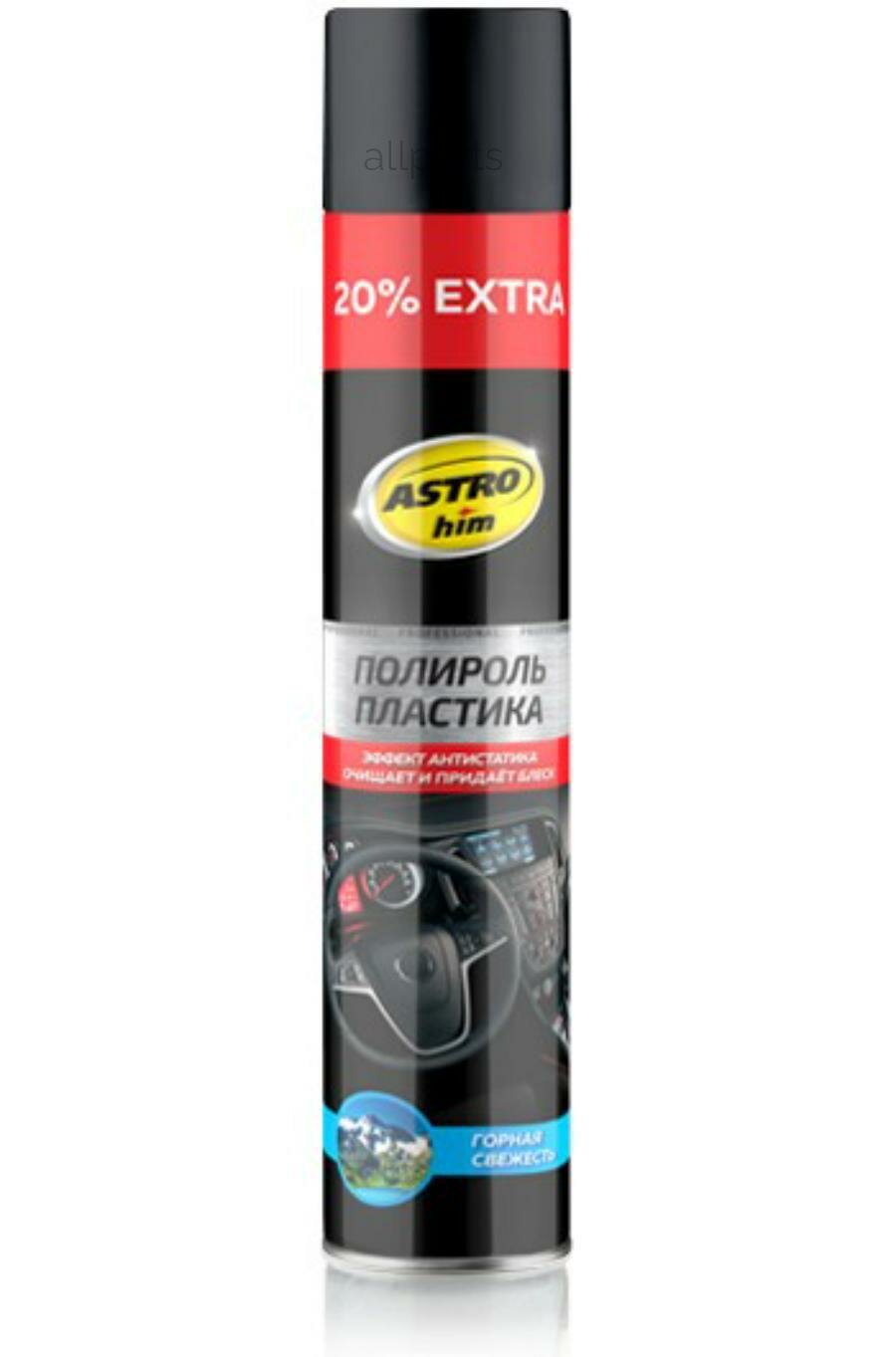 ASTROHIM AC2352 Полироль пластика, Горная свежесть, аэрозоль 1000 мл ASTROhim AC2352 ASTROhim AC2352