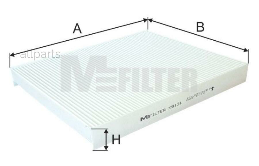 M-FILTER K9131 фильтр салона!\ Hyundai Santa Fe II 2.0CRDi/2.4 06>