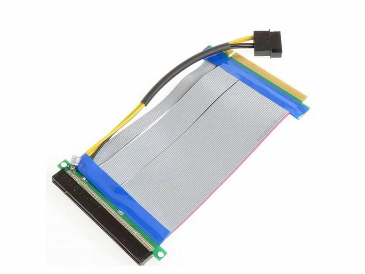 Райзеры для видеокарт жгутовые Riser pci-e 16x-16x с дополнительным питанием