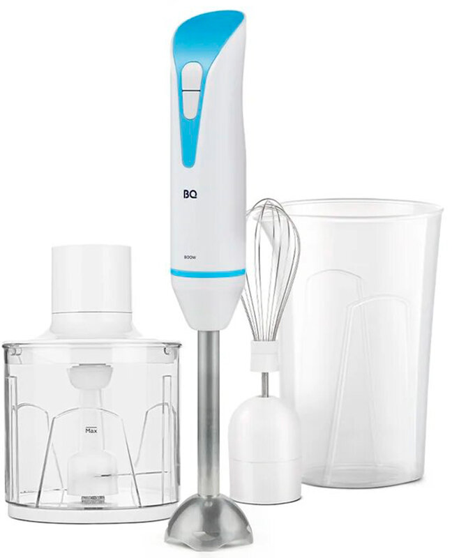Блендер ручной BQ HB800S белый голубой