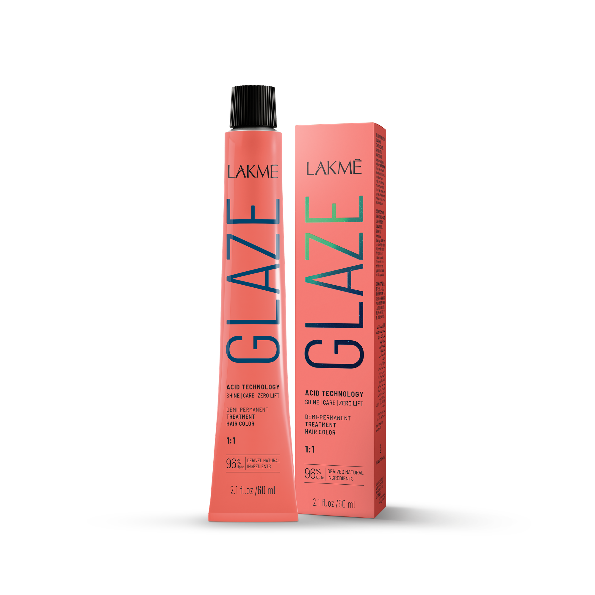 Краска для волос Lakme Glaze 6/61 Walnutwood, полуперманентная, без аммиака, грецкий орех, 60 мл
