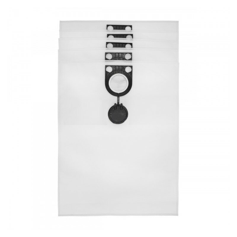 Мешок-пылесборник одноразовый синтетический для пылесоса Bosch GAS 25, Интерскол ПУ 32/1200, Metabo ASA, Starmix, 5 шт, арт. R5-GL(5) Кор.№14