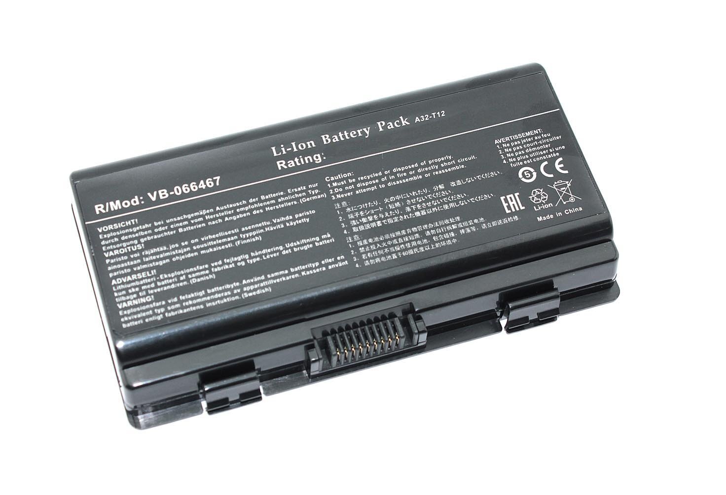Аккумулятор OEM (совместимый с A32-T12, A32-X51) для ноутбука ASUS T12 11.1V 4400mAh черный