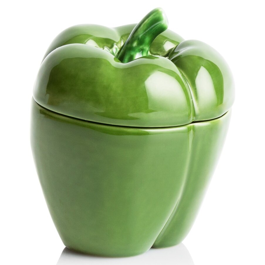 Емкость с крышкой Bordallo Pinheiro Pepper Small Box Green 65018642