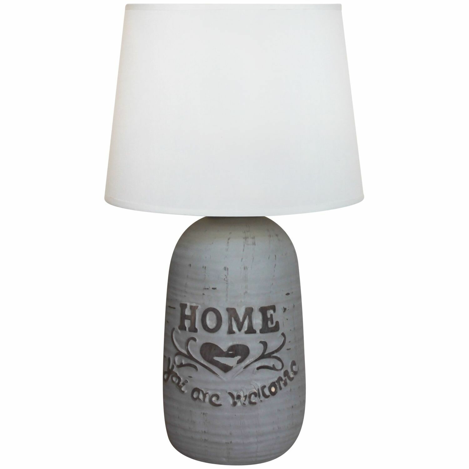 Лампа настольная, CN7001S, Светильник прикроватный на тумбочку, Цвет - Серый, Е27