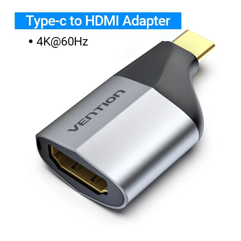 Vention переходник Type-C на HDMI 4K@60Hz, USB C to HDMI