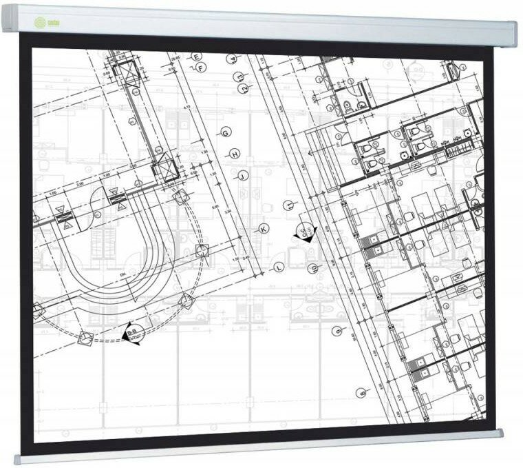 Экран Cactus Wallscreen CS-PSW-124x221 103" 16:9 настенно-потолочный белый (124x221 см.)