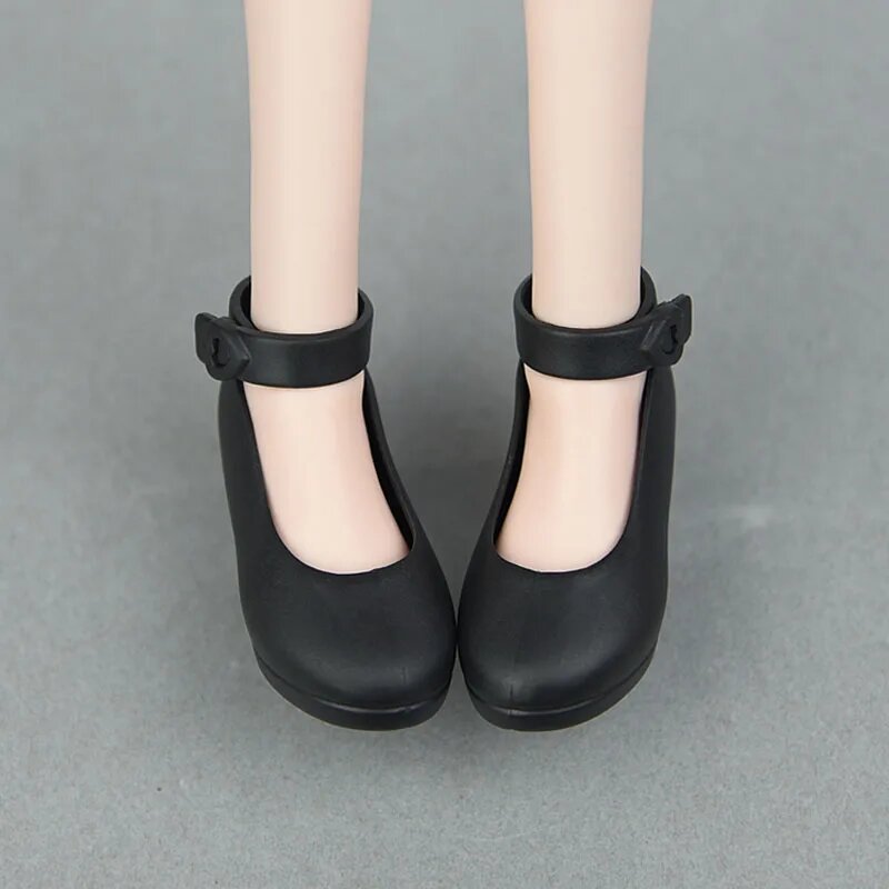 Босоножки для кукол BJD 1/4, черный