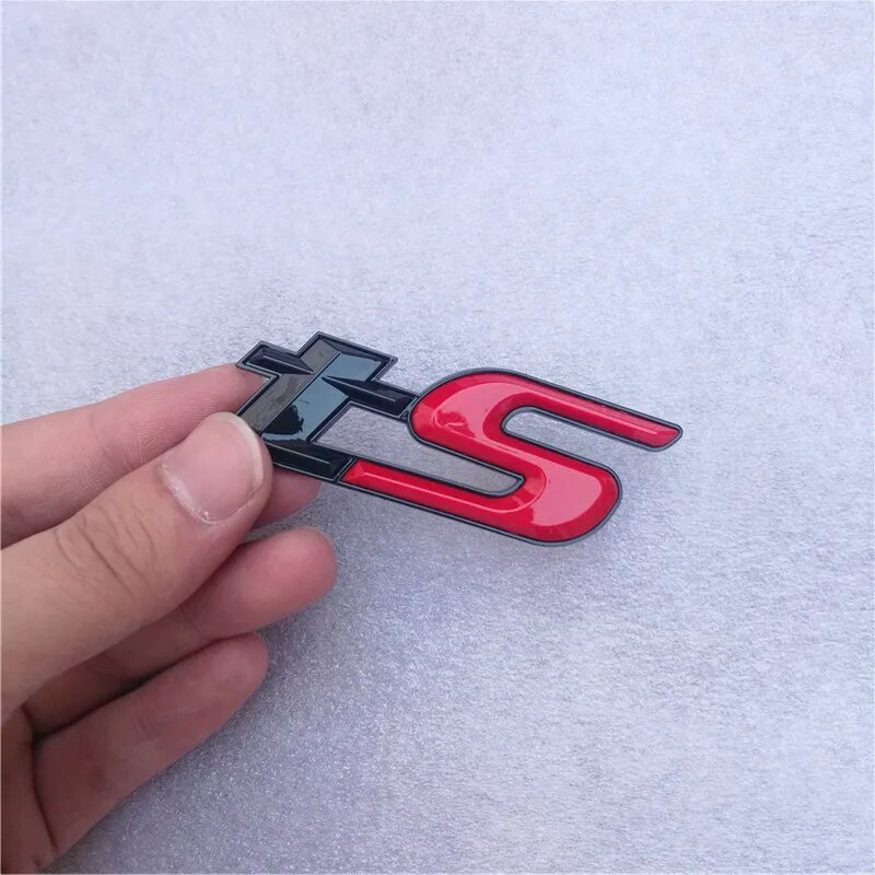 Блестящая наклейка на эмблему Subaru Forester, BRZ, WRX black red