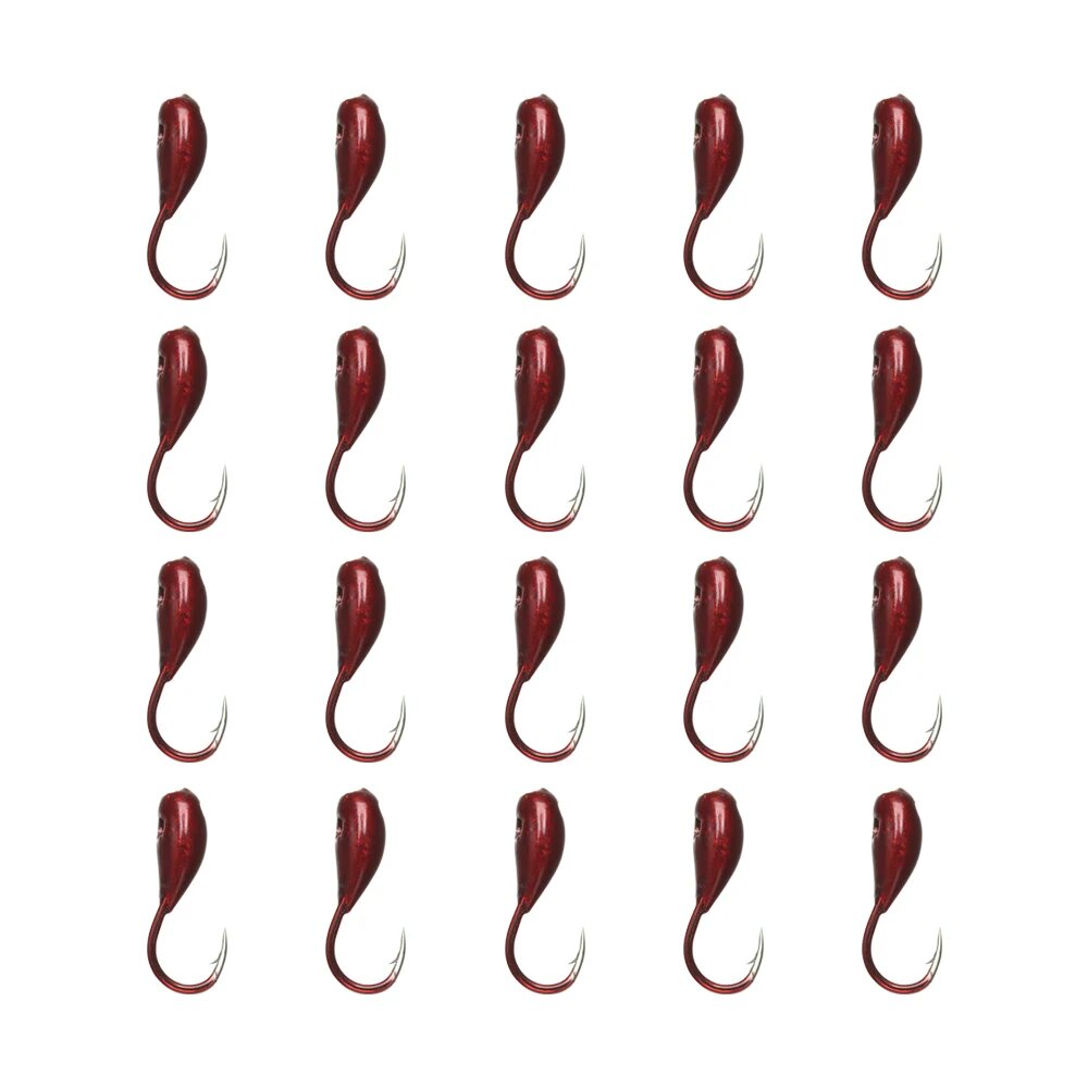BLACKON Зимние рыболовные крючки для ледового озера 10/20 шт. 20Pcs 0.8