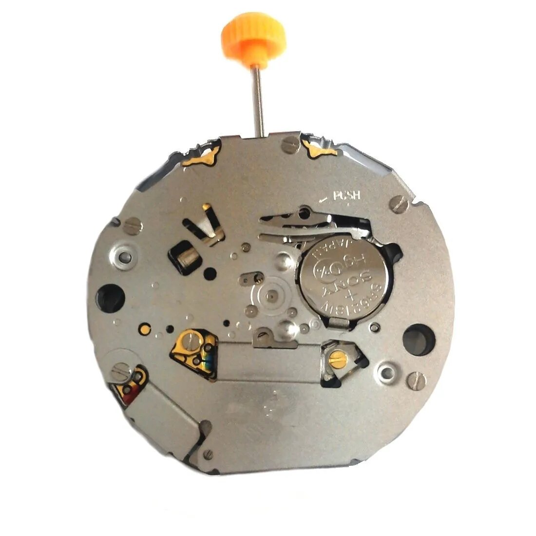 Для Miyota JS15 аксессуары для механизмов, сменные кварцевые часы с кристаллами, дата, кварцевый механизм, запасные части для часовщиков